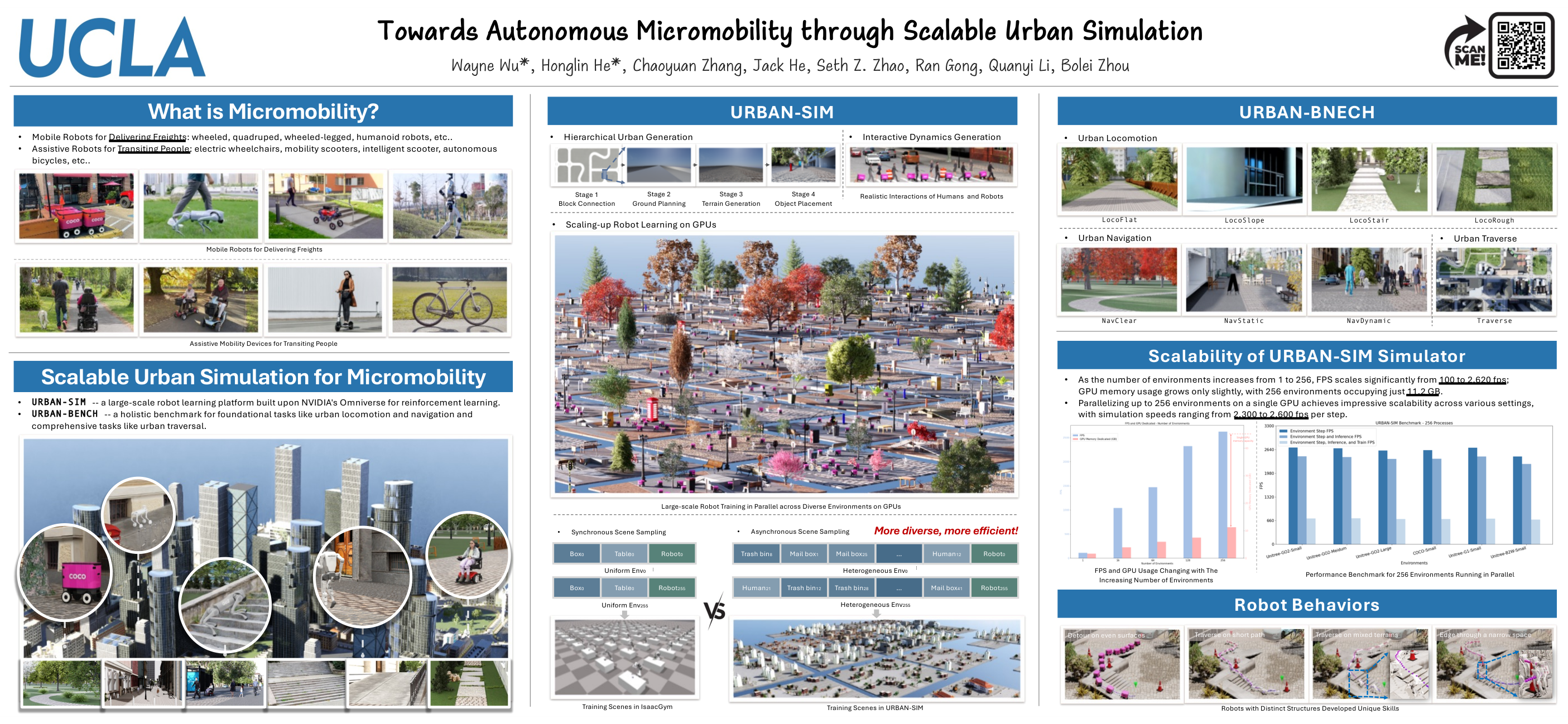 CVPR Poster Towards Autonomous Micromobility through Scalable Urban Simulation
